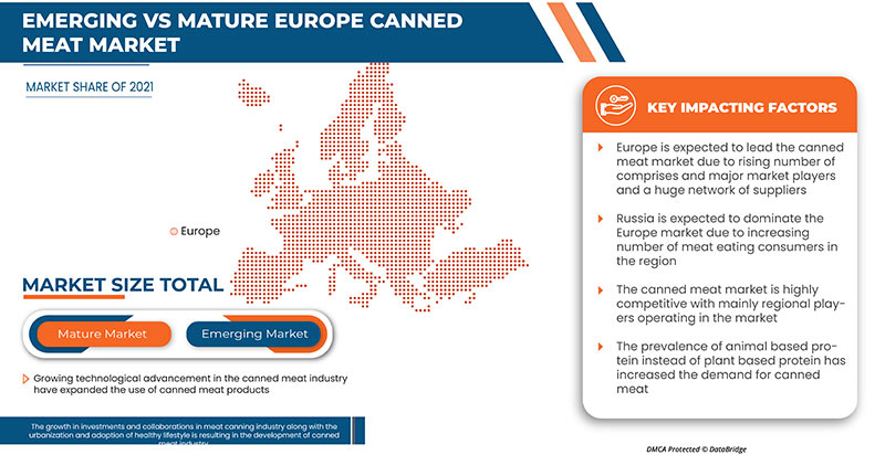 Europe Canned Meat Market Size, Growth & Revenue Analysis By 2029